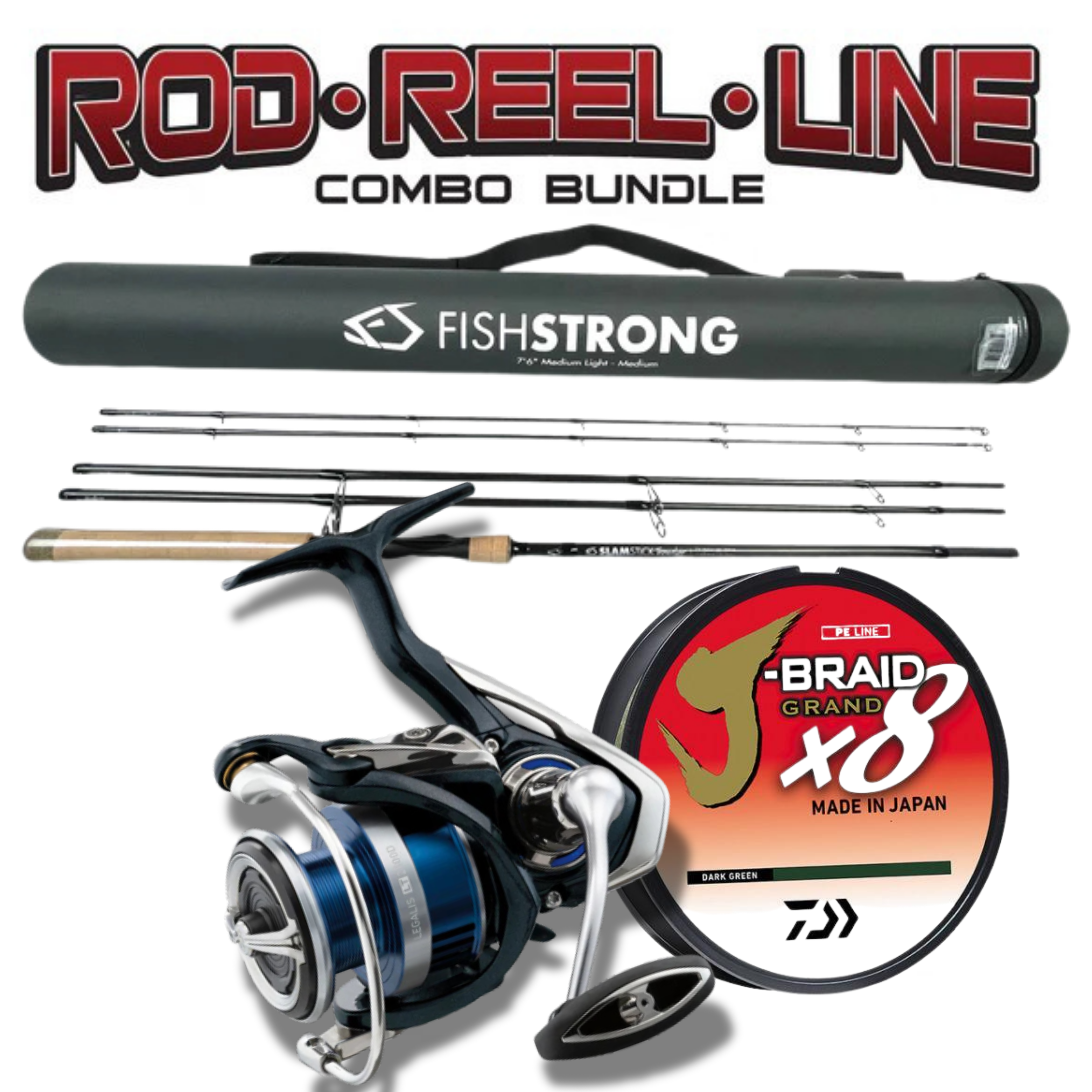 Slam Stick Traveler Spinning Combo – Salt Strong
