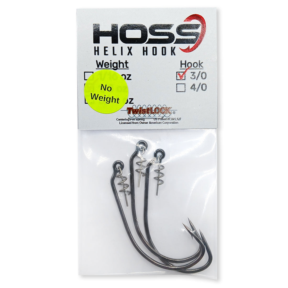Hoss Helix Hooks – Salt Strong